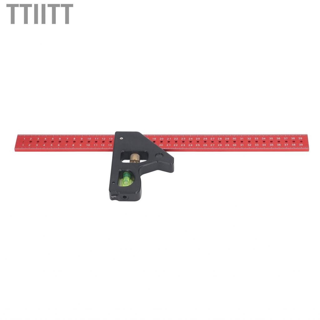 Ttiitt Adjustable Sliding Ruler Precise Positioning Metal Measuring ...