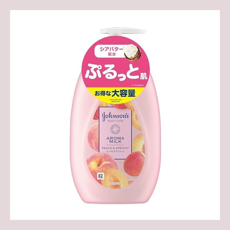 Johnson Body Care Lasting Aroma Milk 500ml Peach and Apricot Scent ...
