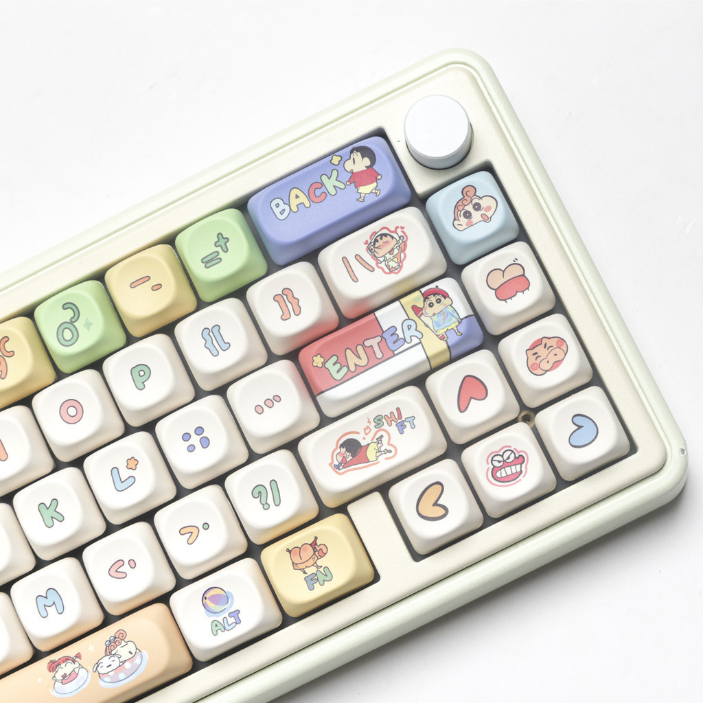 Cute Cartoon Keycaps MOA Profile PBT Sublimation Keyboard Caps ...