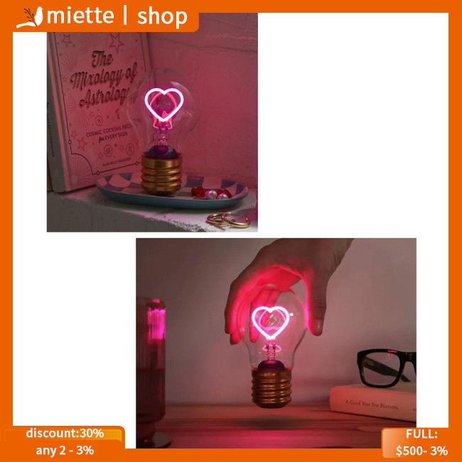 Tte โคมไฟตกแต ่ ง Led โคมไฟทังสเตนวินเทจพร ้ อมไฟรูปการ ์ ตูน , หลอดไฟ ...