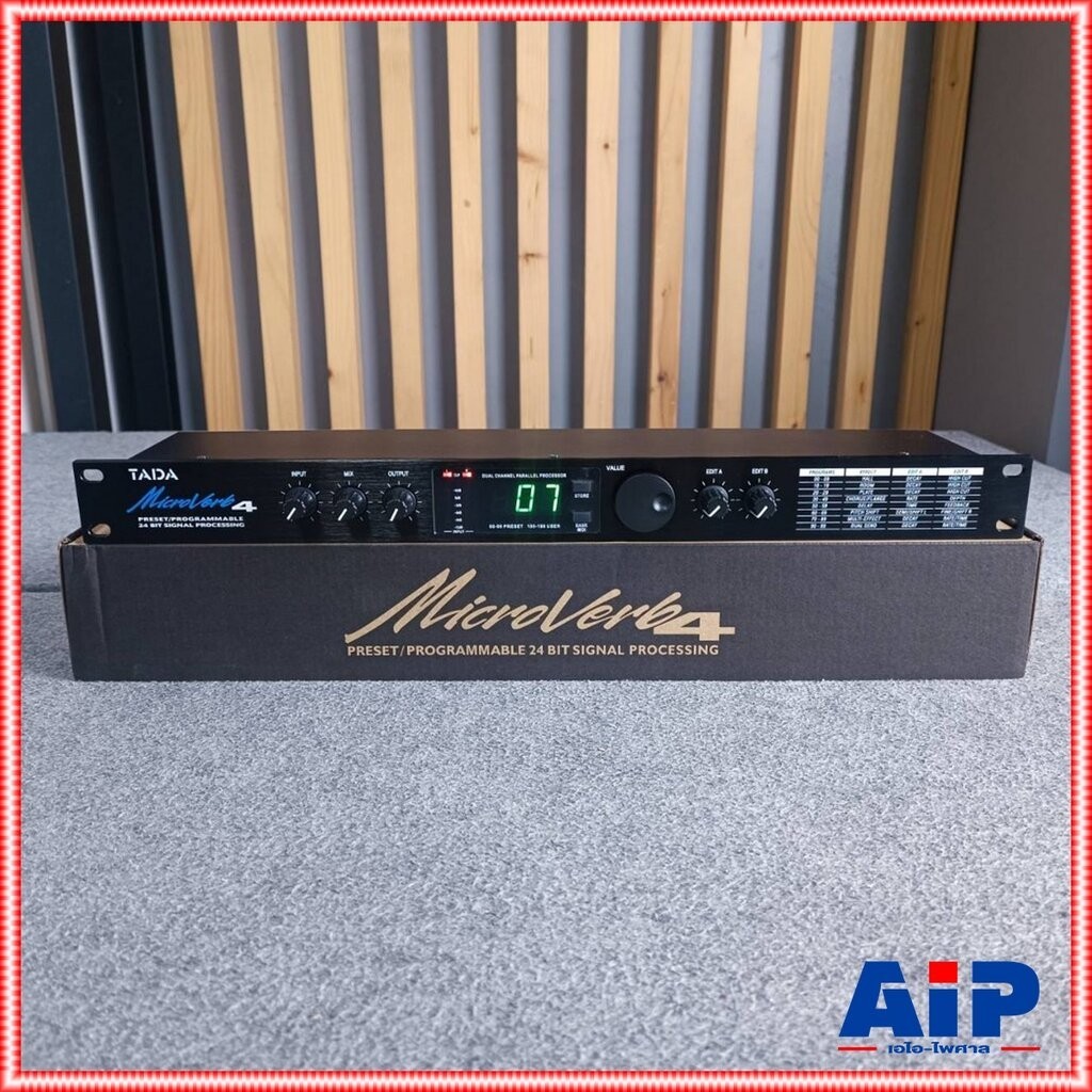 TADA MICROVERB4 เอฟเฟค ดิจิตอลเอ็ฟเฟ็ค เครื่องปรับเอฟเฟคเสียงร้องและ ...