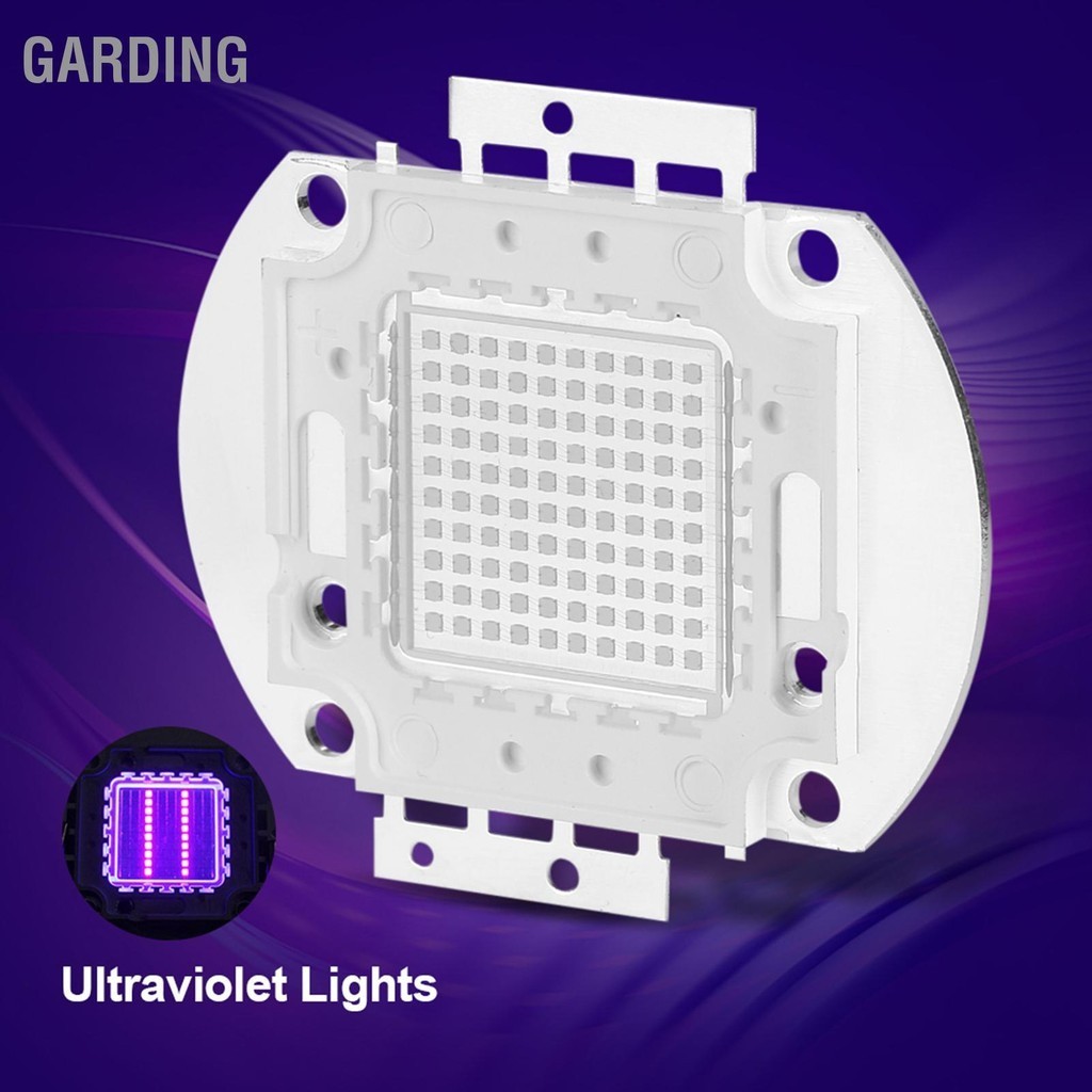Garding ไฟ LED อัลตราไวโอเลต UV กำลังสูง 100W UV395-400Nm | Shopee Thailand
