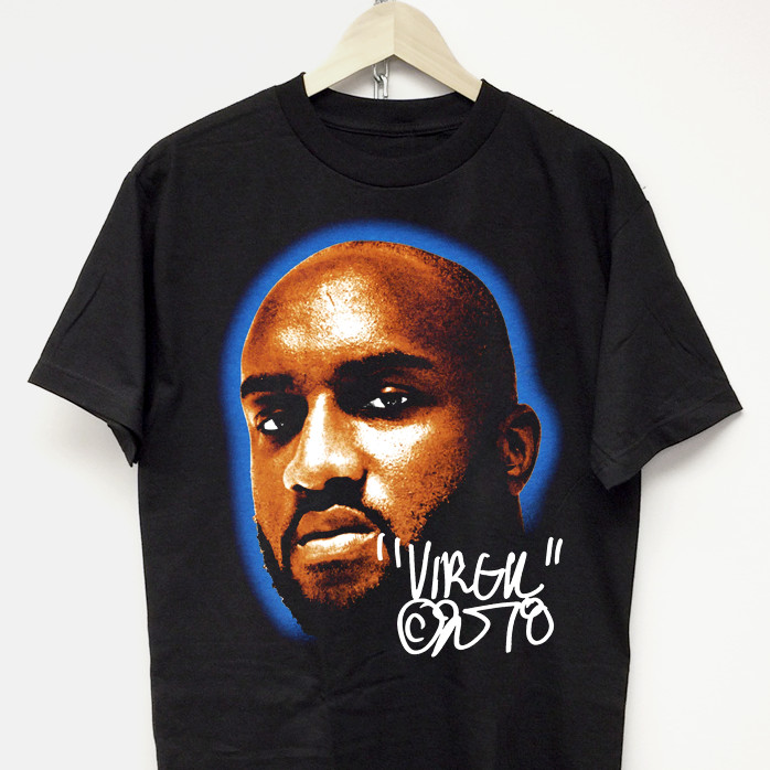 Virgil Abloh เสื้อยืด Pyrex Vision Rap Tee Vlone Off Kanye West Ftp ...