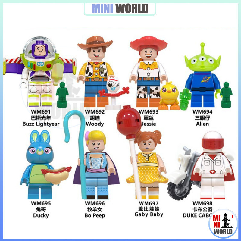 (Toy Story) WM6060 Minifigures Buzz Lightyear/Woody/Tracy/Three-Eyed ...