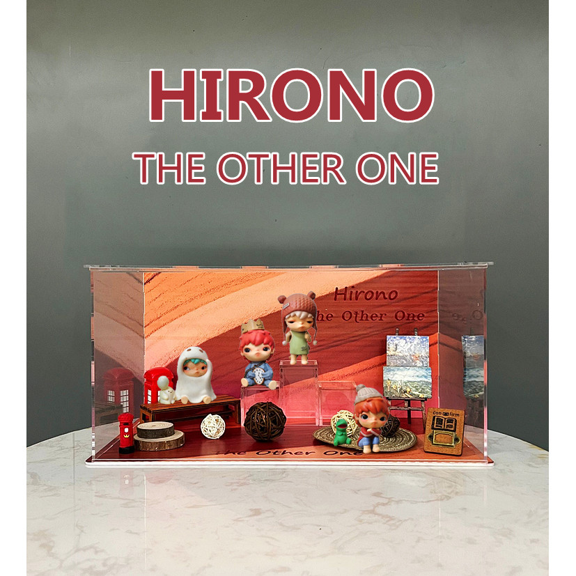 อาร์ตทอย กล่องใส่ art toy ชั้นวาง art toy Popmart Hirono Ono Series ...