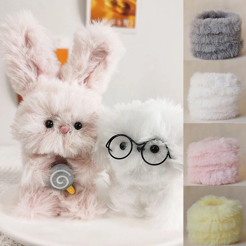 Rabbit Hair Twisting Stick 1m Plush Wool Strip Handmade Twist Ribbon ...