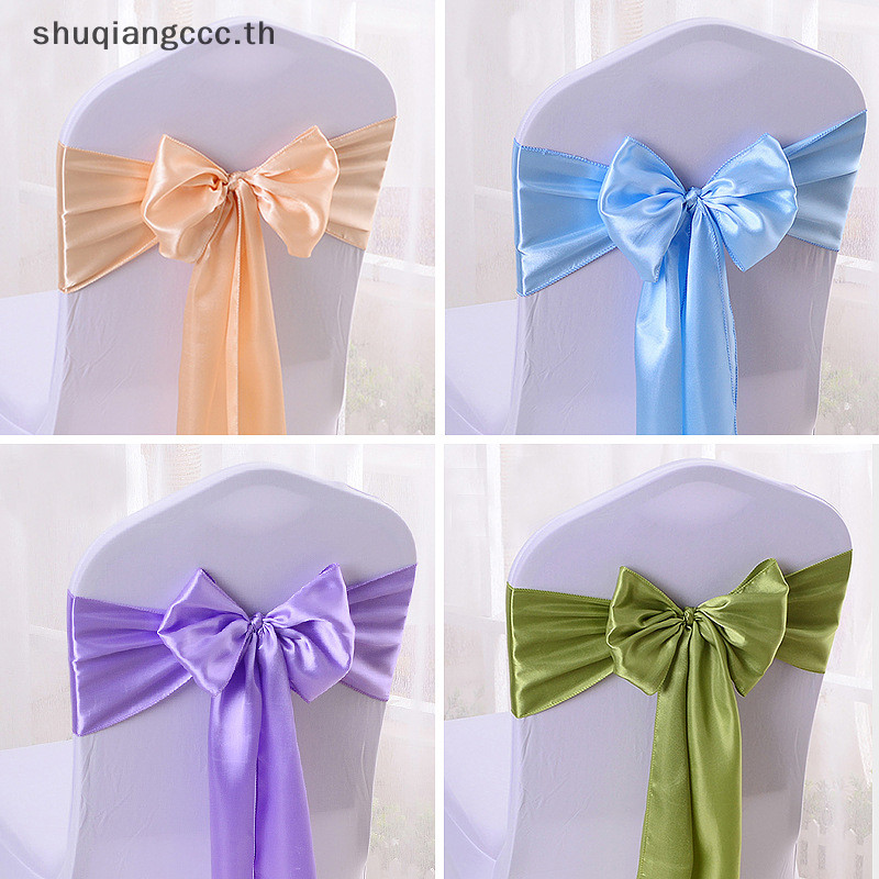 [ ไลฟ์สไตล์ ] Colourful Sa Sash งานแต่งงานคุณภาพสูงเก้าอี้โบว์สําหรับ ...