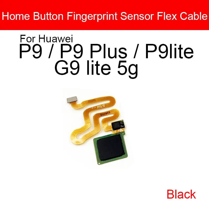 บ้านเซ็นเซอร์ลายนิ้วมือ Flex Cable สําหรับ Huawei P9/P9 Plus/P9 Lite/G9/G9 Lite เมนูกลับ Touch ...