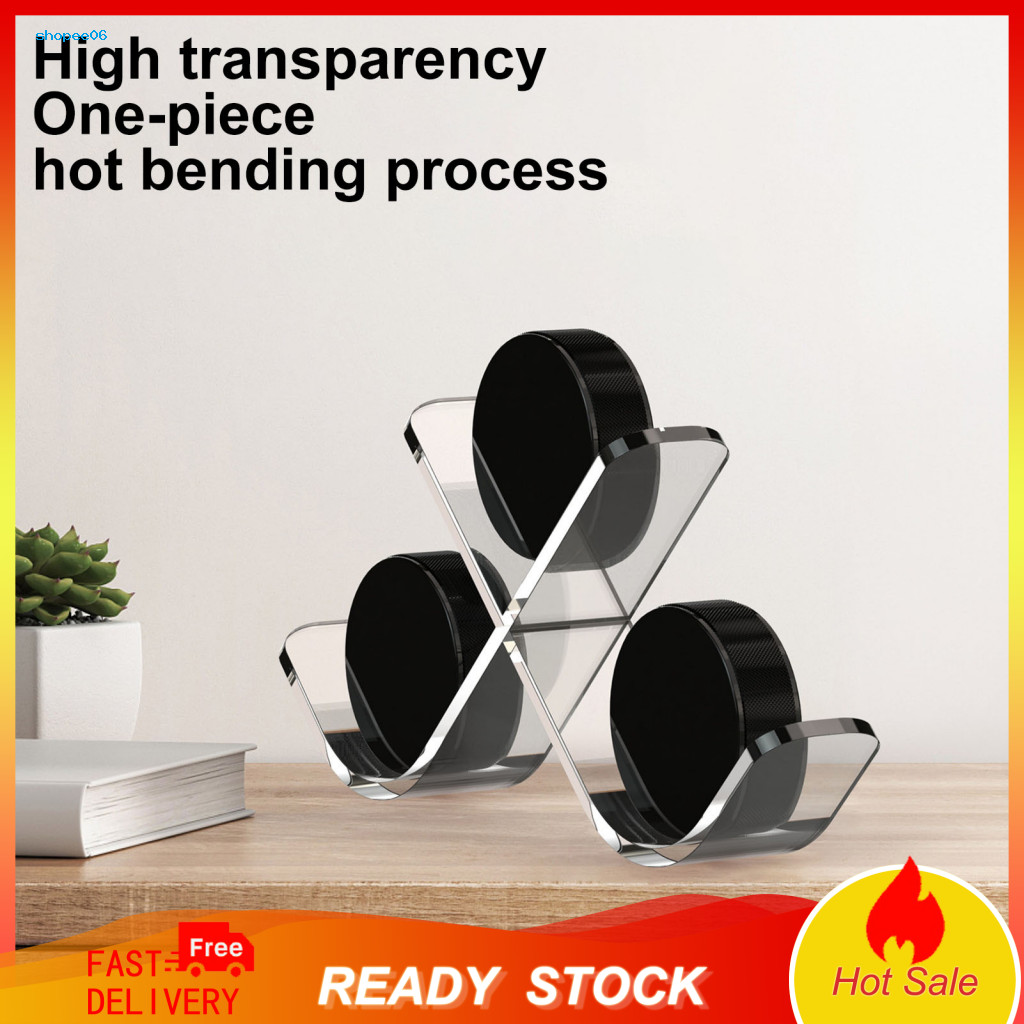 Setn Puck Display Rack Stylish 3-slot Ice Hockey Puck Display Stand Perfect Desktop Decor and ...