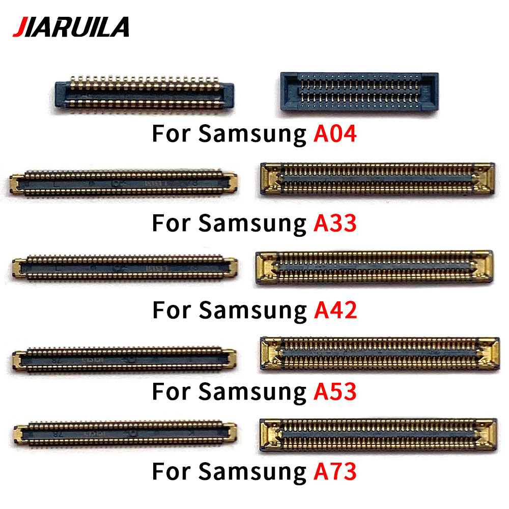 Lcd FPC ตัวเชื่อมต่อหน้าจอสําหรับ Samsung A04 A33 A42 A53 A73 บนเมน ...