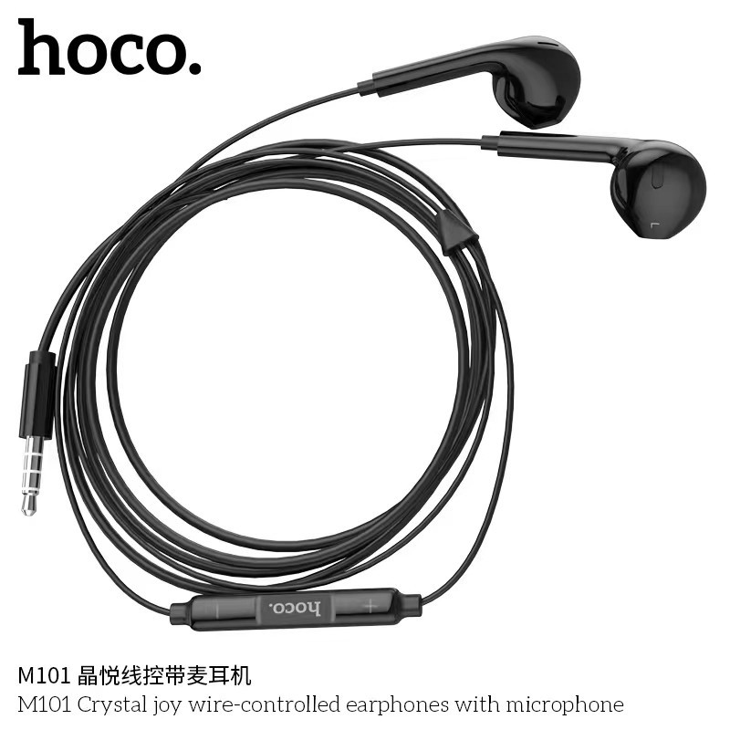 แท้100% ส่งไว รับประกัน1ปีเต็ม! HOCO M101 หูฟัง Type-C / 3.5mm สำหรับ iOS Pad, Samsung, Android ...