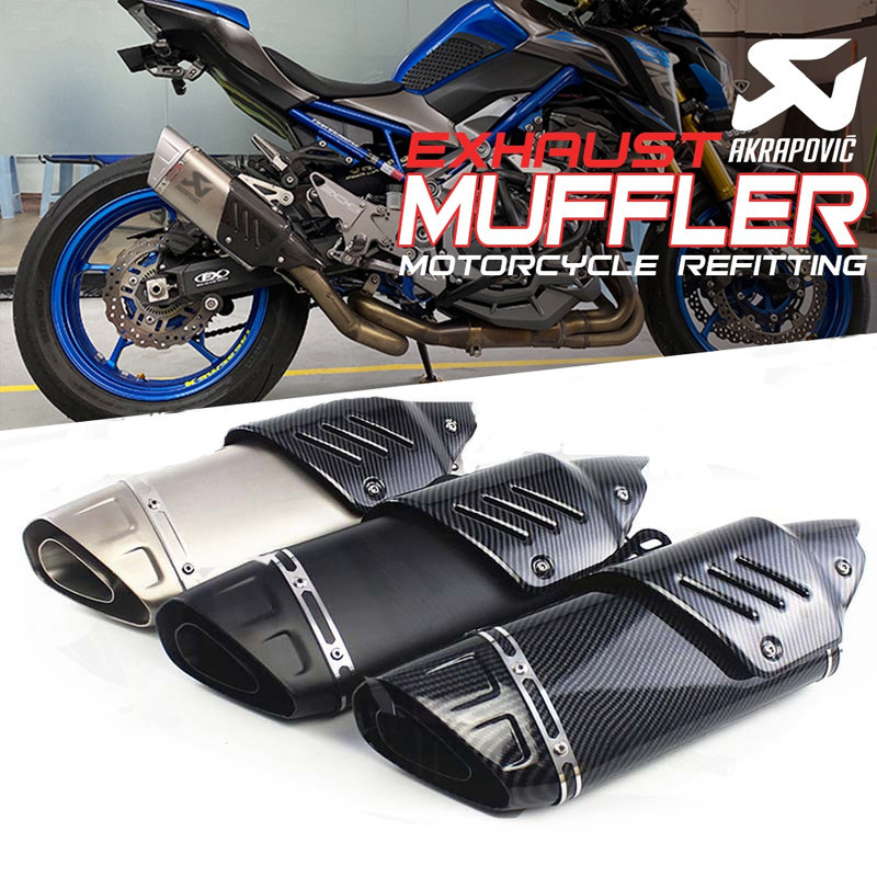51mm ID Universal Muffler ท่อไอเสียรถจักรยานยนต์ Akra M1 R1 ท่อไอเสีย ...