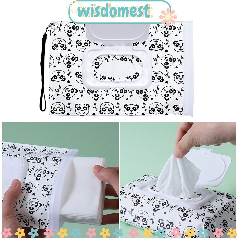 Wisdomest Wipe Bag ผ้าเช็ดทําความสะอาดแบบแขวนสายรัดแบบ Snap สะดวก ...