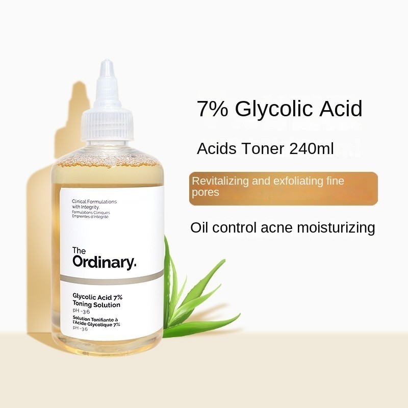 240ml โทนเนอร์กรดผลไม้ 7% โทนเนอร์กรดไกลโคลิค Toning Solution ...