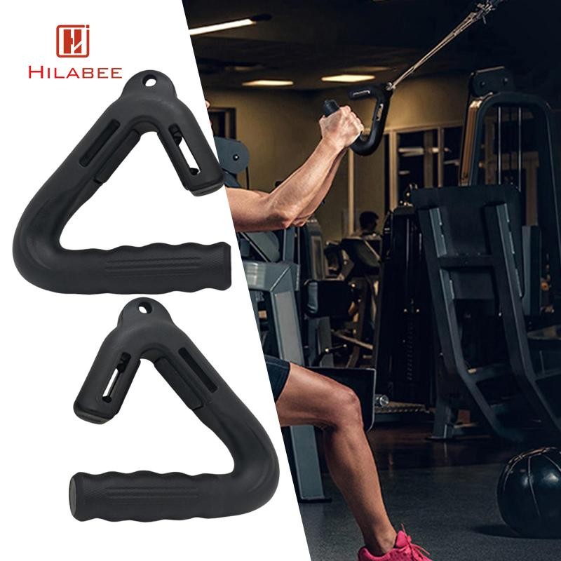 Hilabee 2x Pull up Handles Cable Machine Handles 45 Cornd การ ...