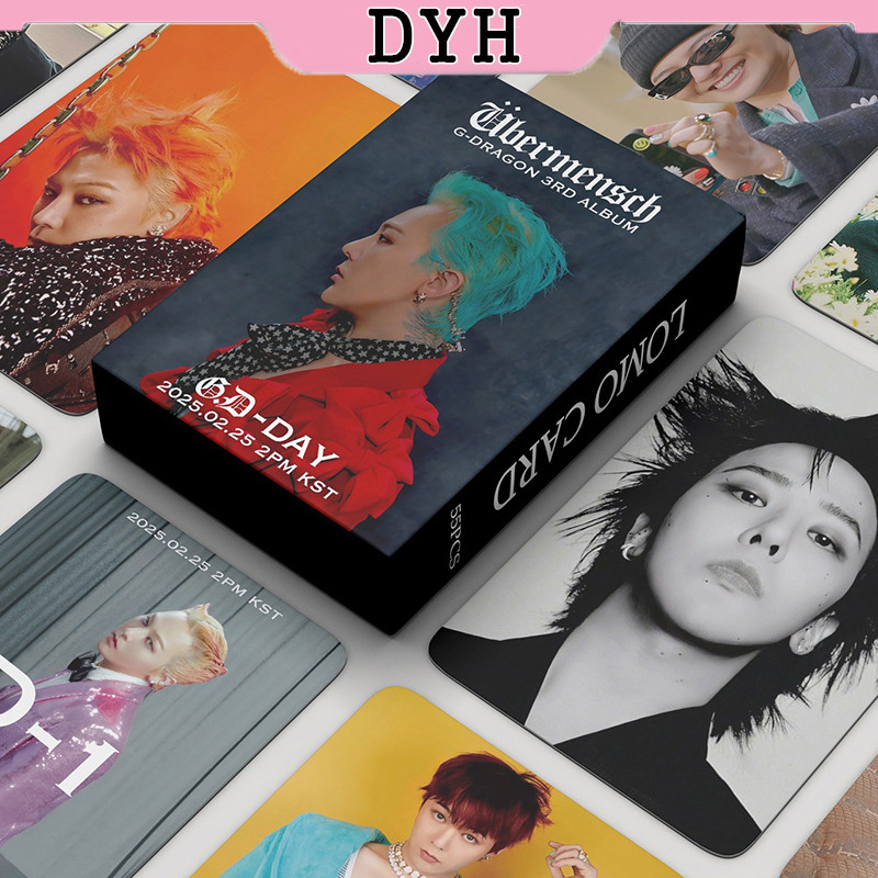 55 ชิ้น/กล่อง Bigbang G-Dragon Photocards bermensch อัลบั้ม KPOP LOMO การ์ดคอลเลกชัน | Shopee ...