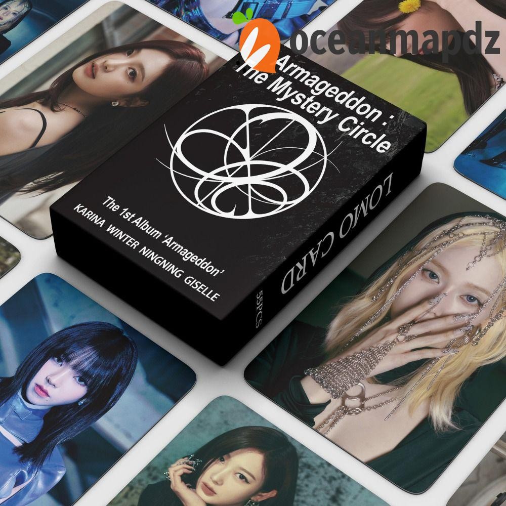 Oceanmapdz 55 ชิ้น/เซ็ต Idol Singer Photocard, KARINA WINTER Aespa ...