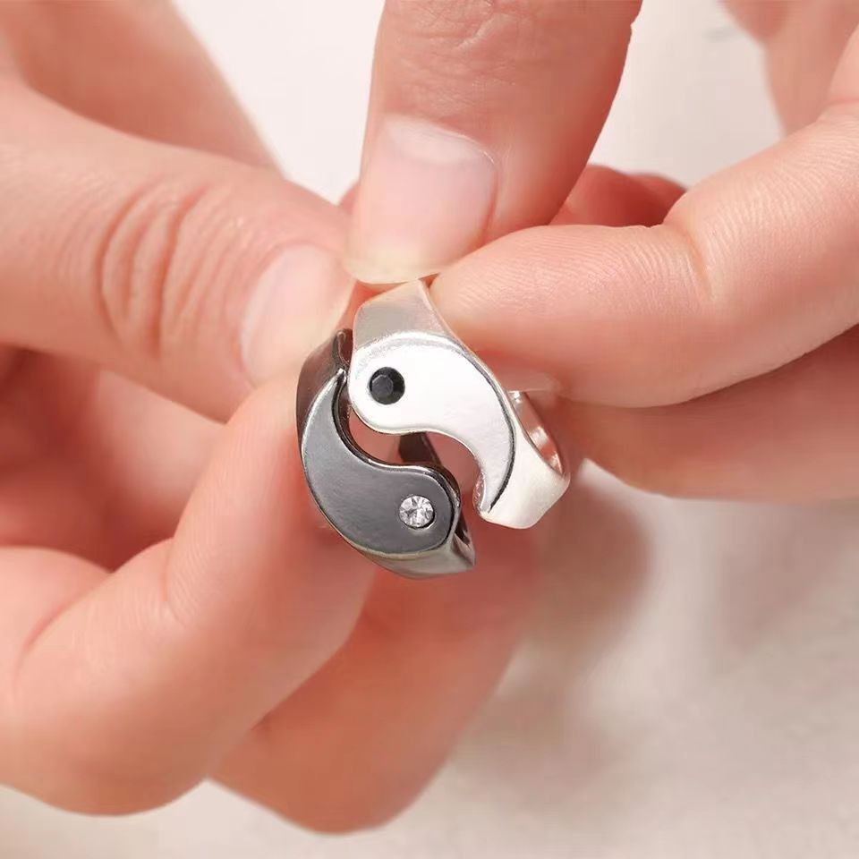 Dim Wear ชุดรวม แหวนคู่นิ้วชี้ Tai Chi Gossip รูปแบบ Yin Yang Tai Chi ...
