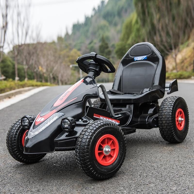 Children's Electric Car Four-Wheel Go-Kart Ride-On Boys and Girls ...