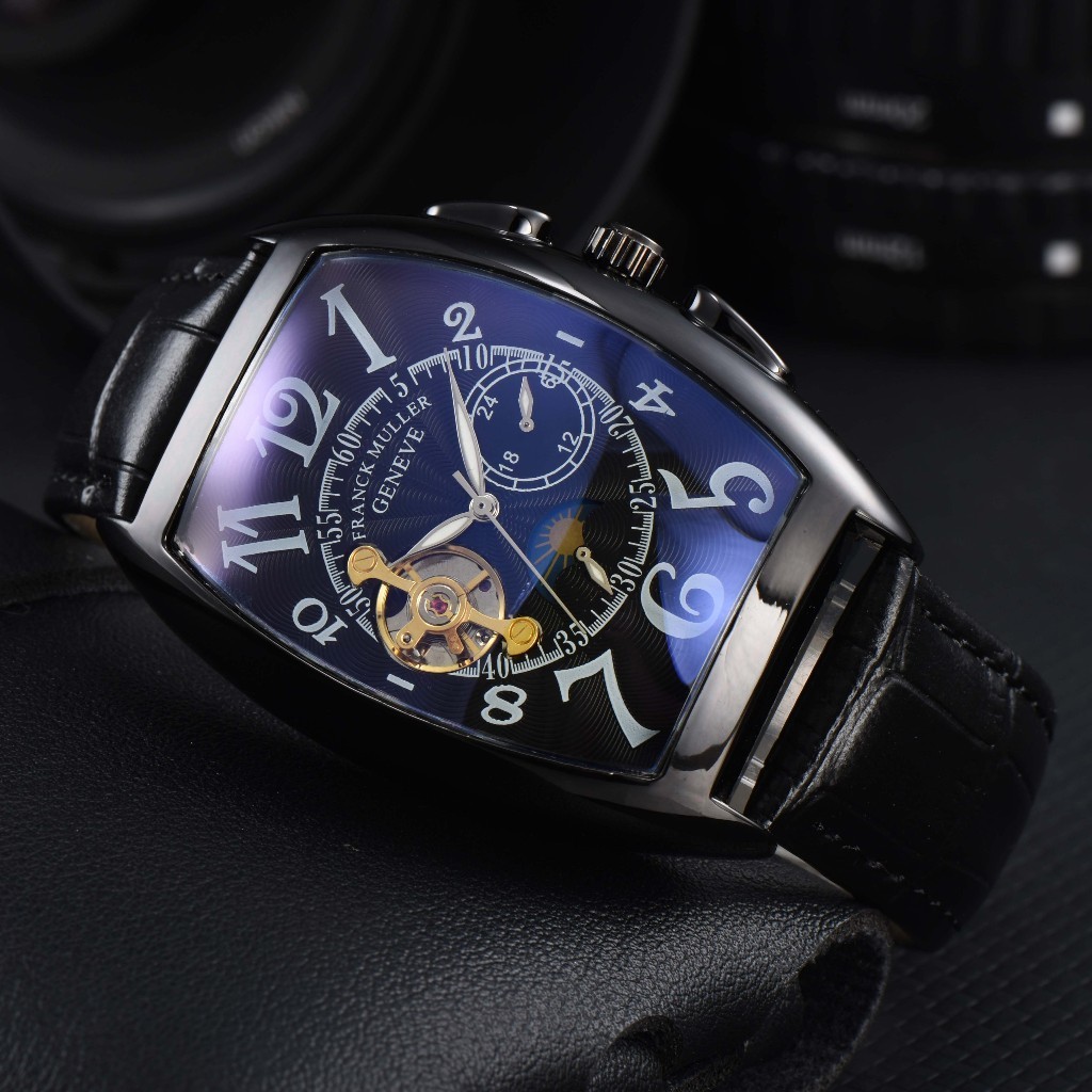 Franck MULLER FRANCK MULLER Frank MULLER Barrel-Shaped Rui นาฬิกาผู้ชาย ...