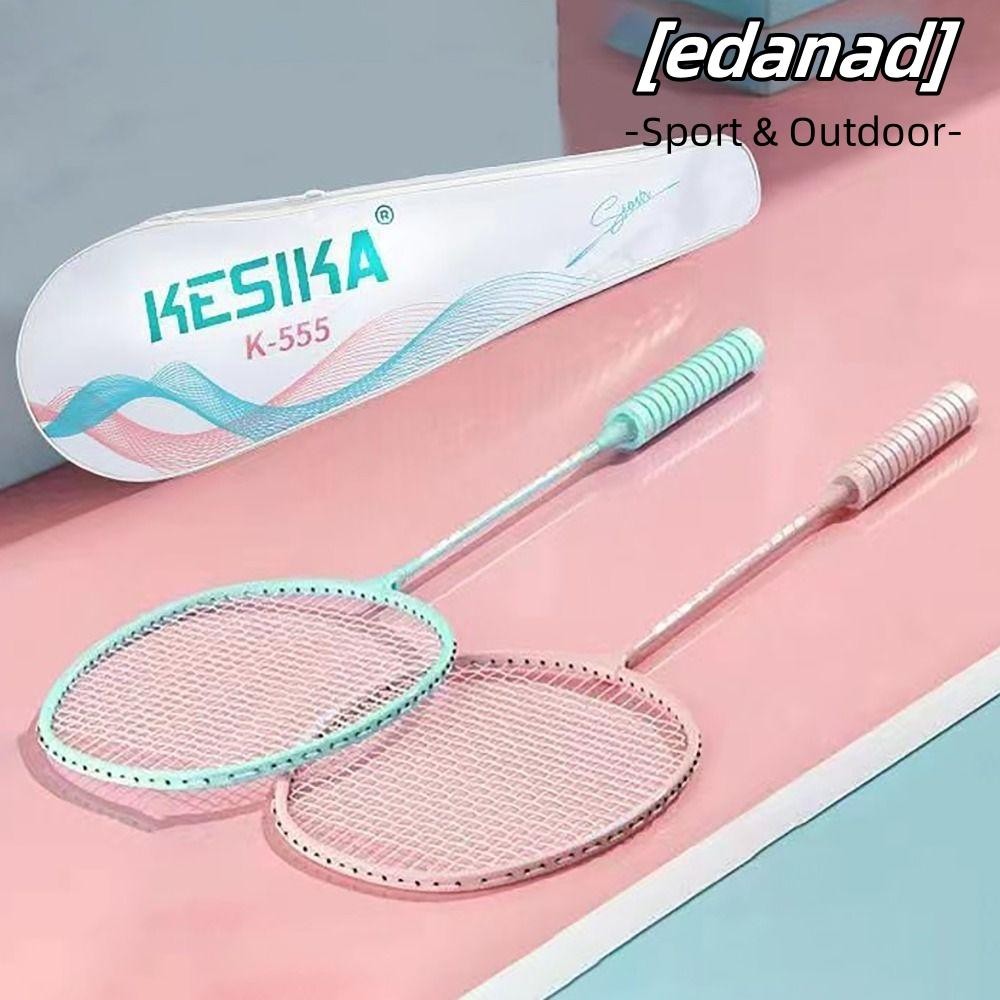 ไม้แบดมินตัน EDANAD Steady Stroke High Resilience Double Racquet Set ...