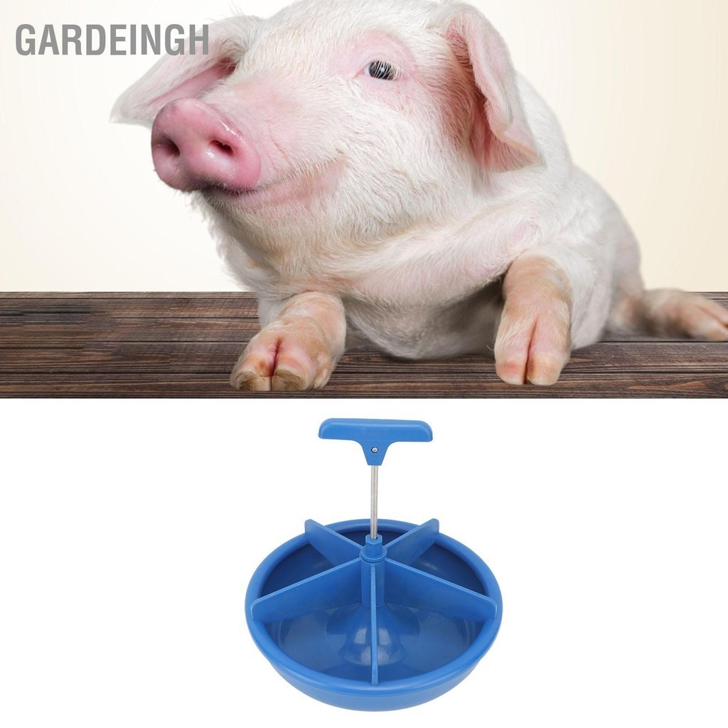 GardeingH 5 Girds Pig Feeder Circular Eating Trough Piglet ถังอาหาร ...