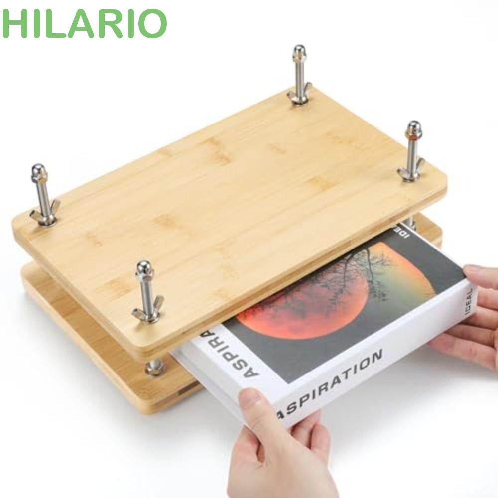Hilario Bamboo Book Press, Wooden Handmade Paper Book Binding Kits, ทน ...