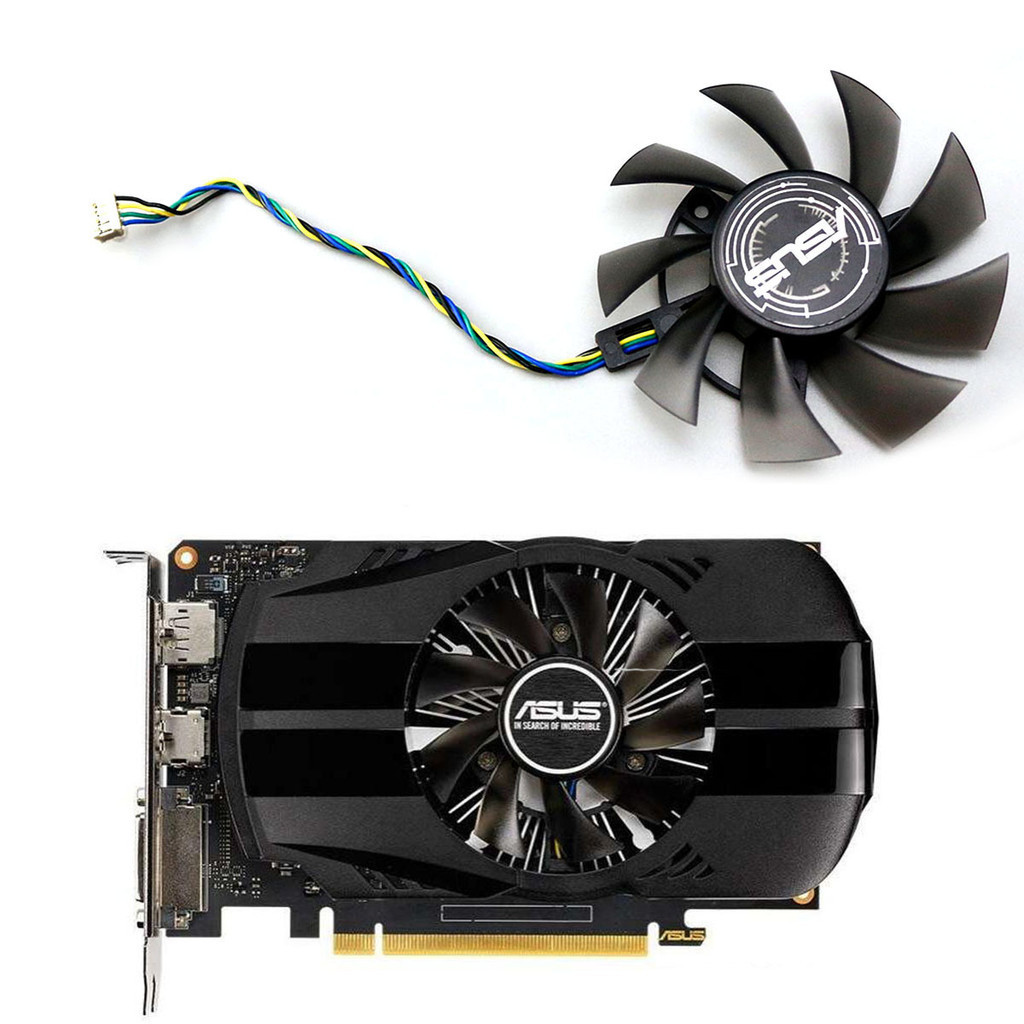 Asus/asus GTX 1650 4GB PHOENIX OC V2 กราฟิกการ ์ ดพัดลมระบายความร ้ อน ...