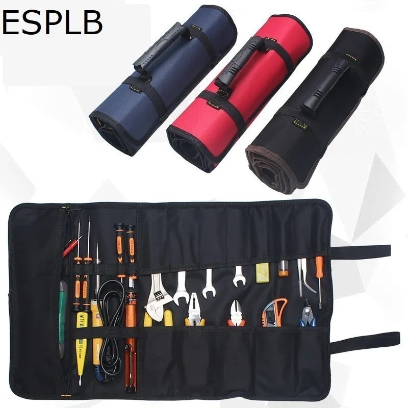 BG ESPLB Roll Tool Bag Large Wrench Roll Up Portable Pouch Bag 22 ...
