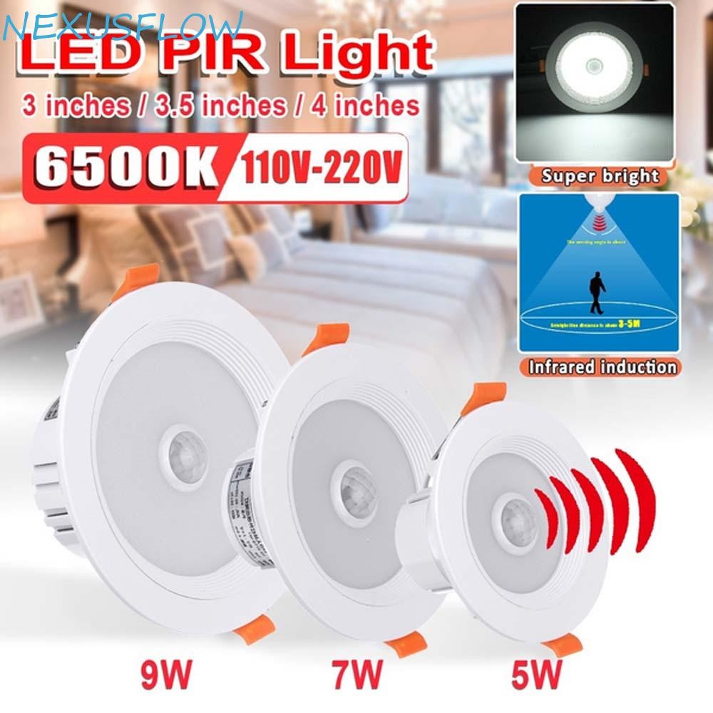 Nexusflow LED ดาวน์ไลท์ห้องครัวแบบฝัง 220V PIR Sensor Motion ห้องน้ํา 5W 9W Spot โคมไฟ | Shopee ...