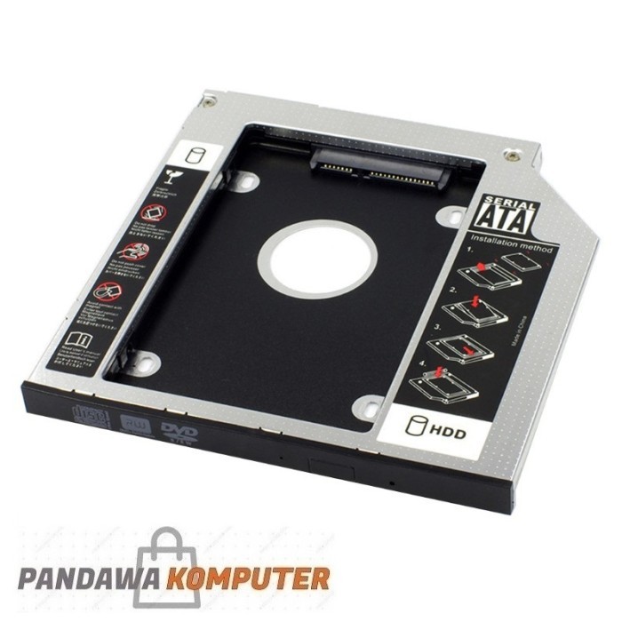 SSD HDD Hard Disk Caddy Slim Thin 9.5 มม. แล็ปท็อป 2nd Hard Disk 2.5 ...