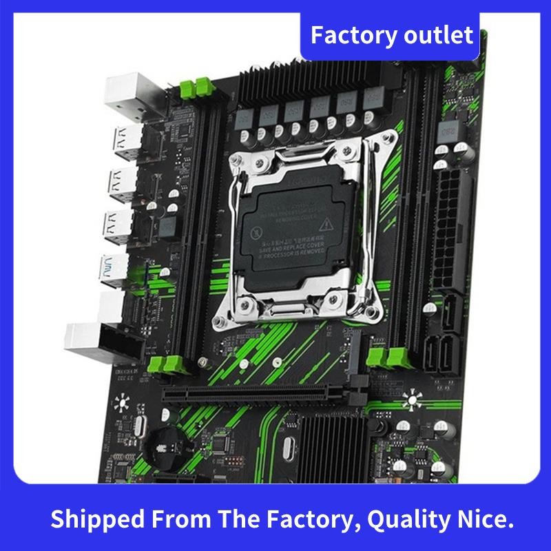 X99 PR9 เมนบอร์ด LGA 2011-3 รองรับ 4X DDR4 RAM Gigabit LAN SATA/NVME M ...