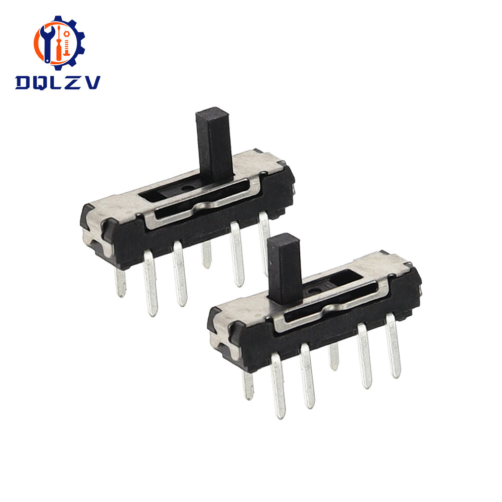Toggle Switch 8 Pins 3 ไฟล์ MSS23D18 แนวตั้ง Dip 2P3T Micro Switch ...