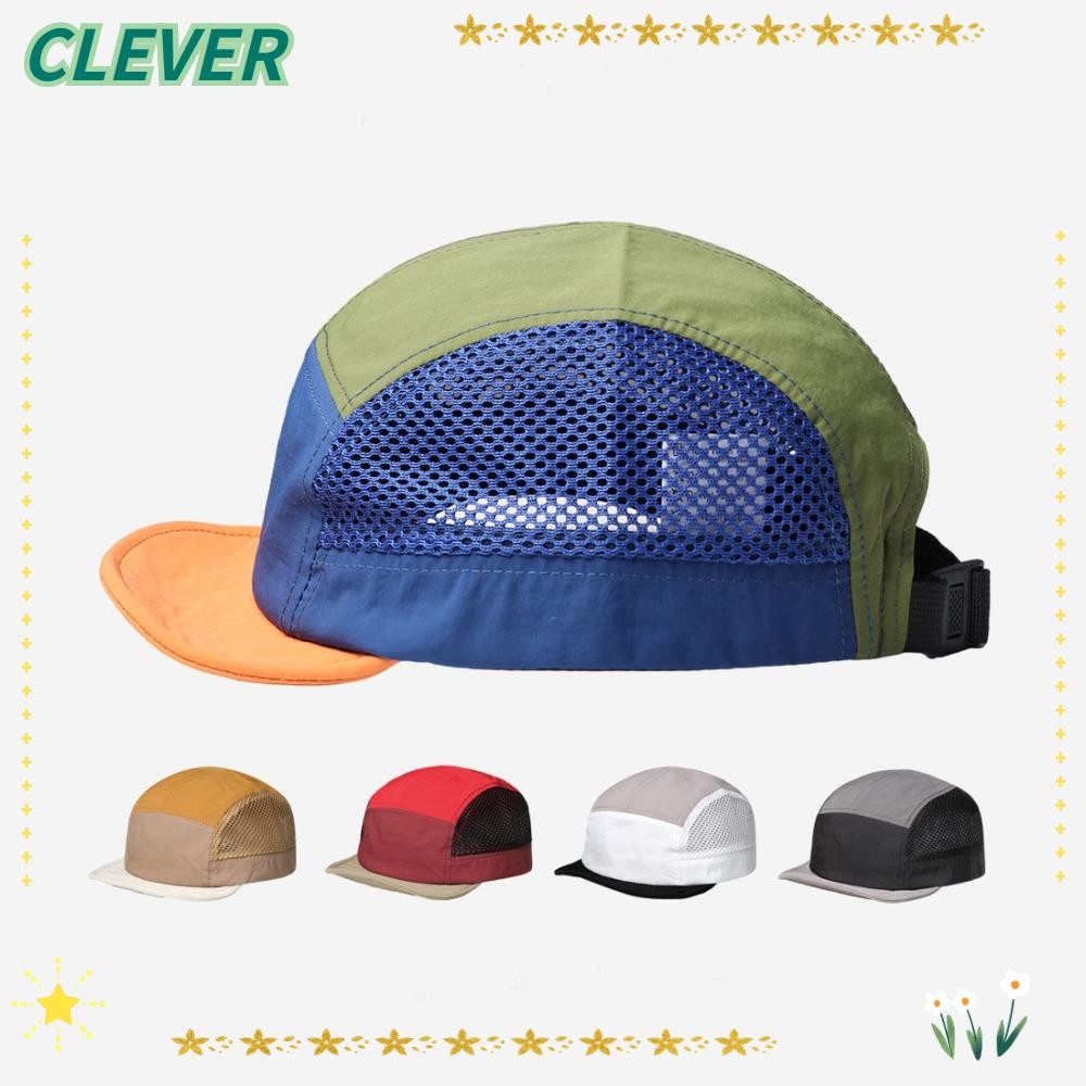Clever Sun Visor Cap, 5 แผง Retro ตาข่ายเบสบอลหมวก, Casual ปรับ ...