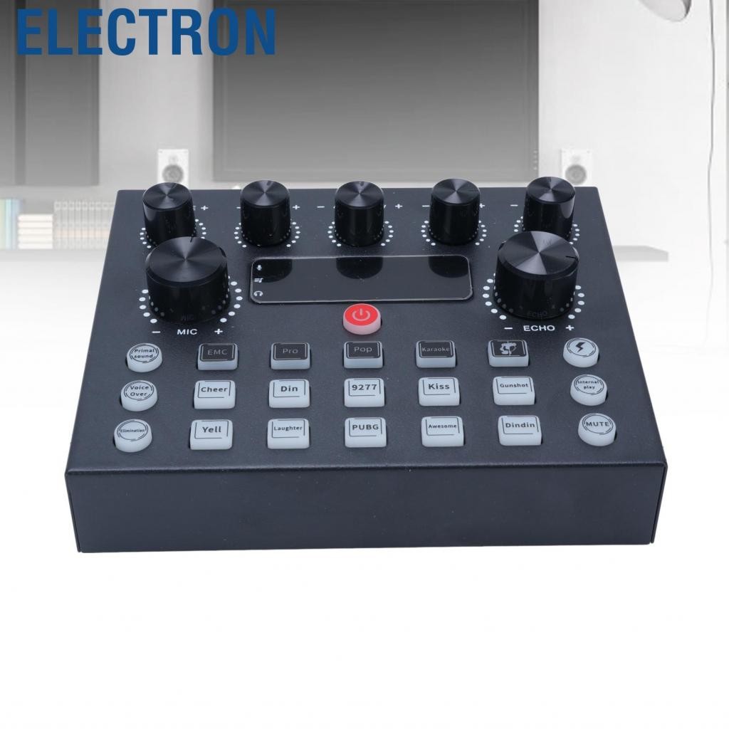 Electron Live Sound Card Mixer Professional 48kHz อัตราการสุ่มตัวอย่าง ...
