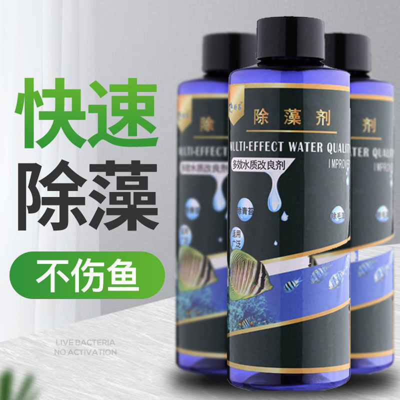 【Ready-made stock】 魚缸除藻劑滅藻魚缸去青苔魚池除藻去苔劑去青苔劑除澡劑除綠藻 Aquarium Algae Killer ...