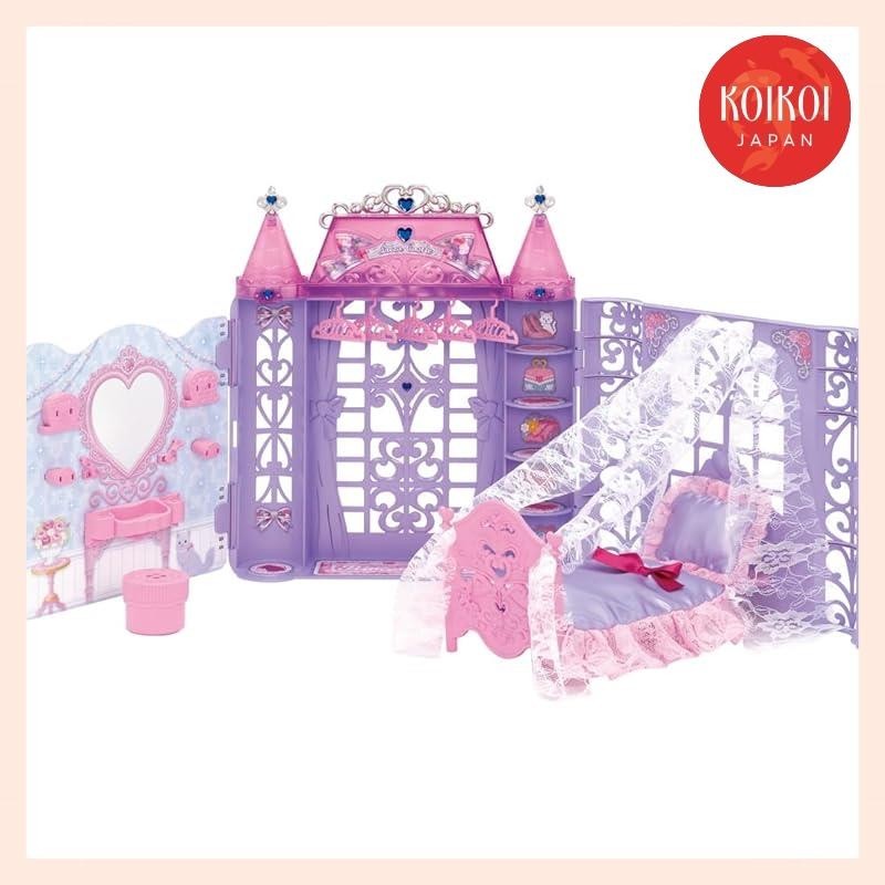 Takara Tomy "Licca-chan Dreaming Princess Room" dress-up doll toy for ages 3 and up meets the ...