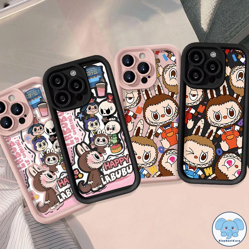 คู่รักการ์ตูนป๊อปมาร์ท Labubu Samsung A13 A24 A05 A05s A54 A14 A03 A25 ...