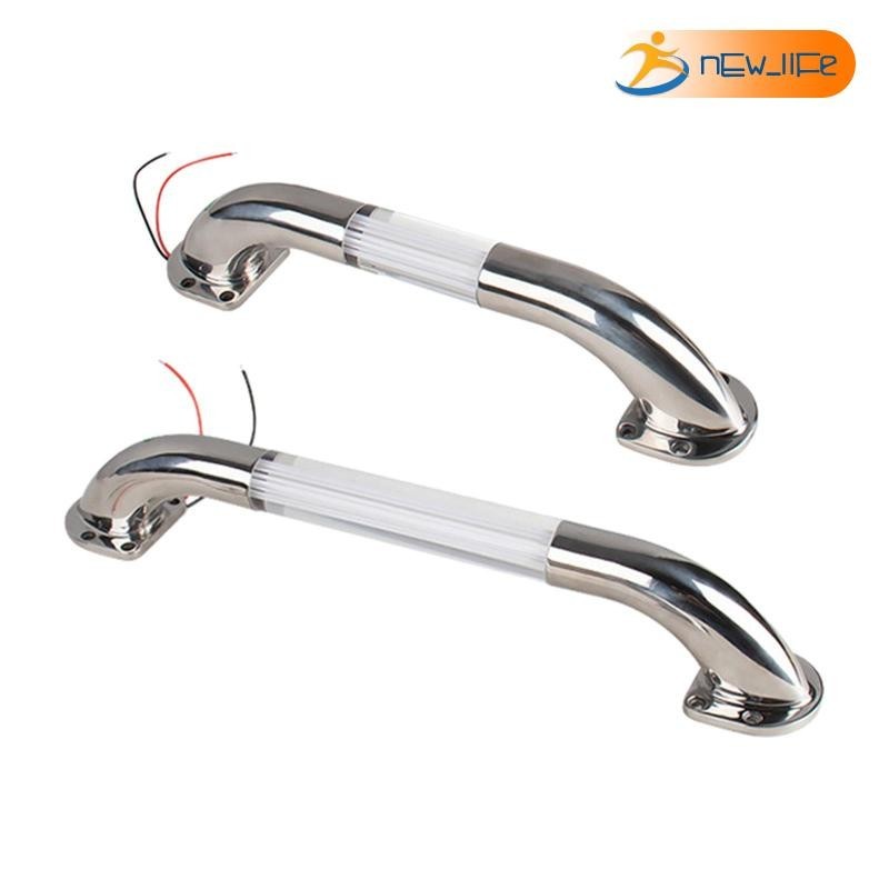 [Shiwaki5 ] Lighted Assist Handle Grab Rail Handle พร ้ อมไฟ LED สีฟ ้ ...