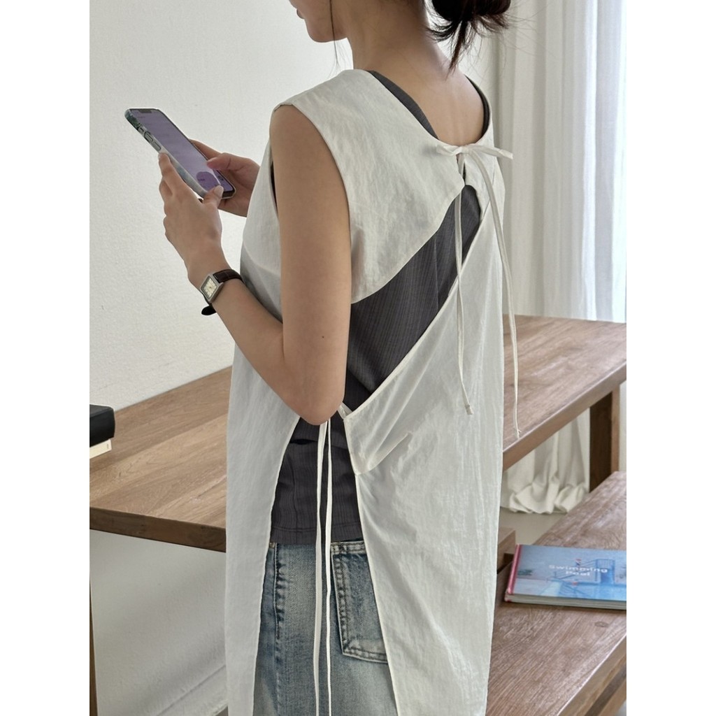 เกาหลีเกาหลีเก ๋ ย Retro Niche Design แฟชั ่ นด ้ านเดียว Slit One ชิ ้ ...