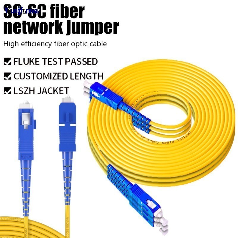 Upc SC ถึง SC Fiber Patch Cord Jumper Cable SM Simplex Single Mode ...
