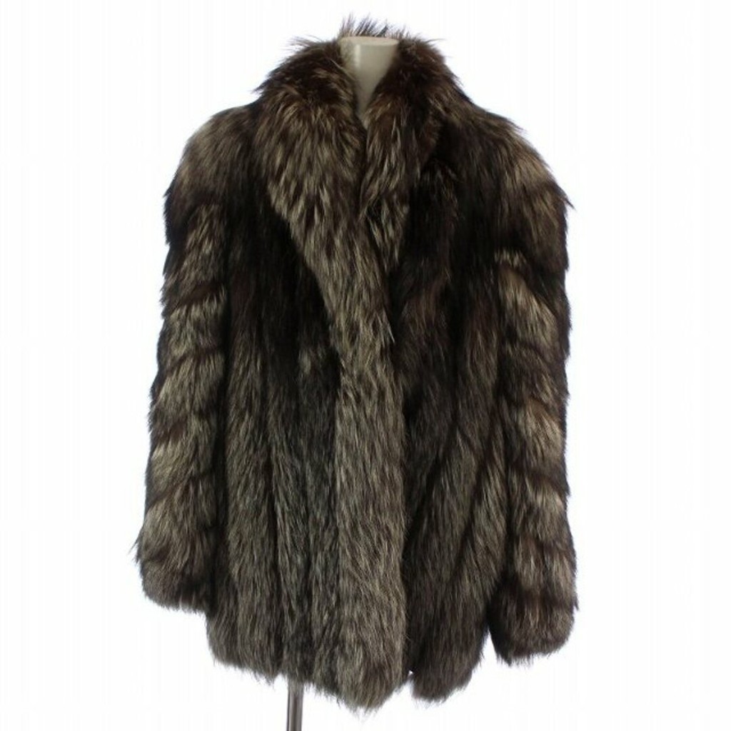 Saga MINK GOLD SAGA ROYAL FUR COAT SILVER FOX FUR 13 XL ส ่ งตรงจากญี ่ ...