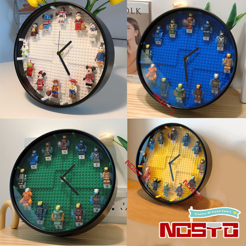 Creator Minifigure Clock หลากหลายรูปแบบ Disney Ninjago Iron Man Star ...
