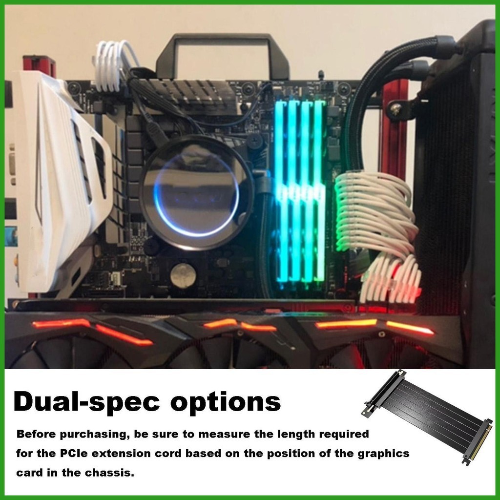 Pcie Riser GPU Extension Cable ยืดหยุ่น Riser Cable ข้อมูลความเร็วสูง ...