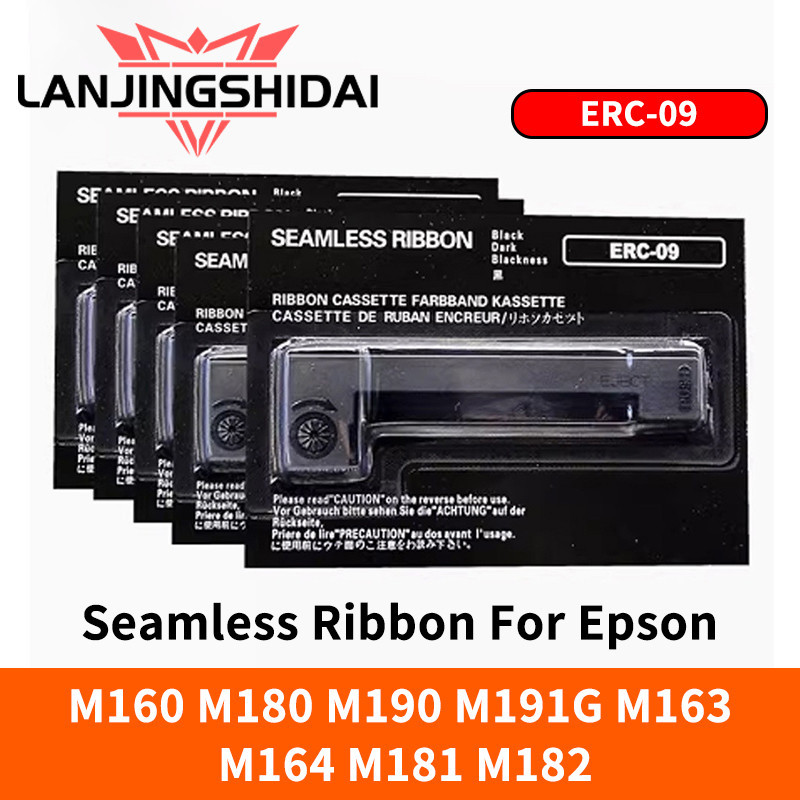 Long life ริบบิ้นไม่มีรอยต่อ ERC-09 ERC09 ERC09B สําหรับ Epson M160 ...