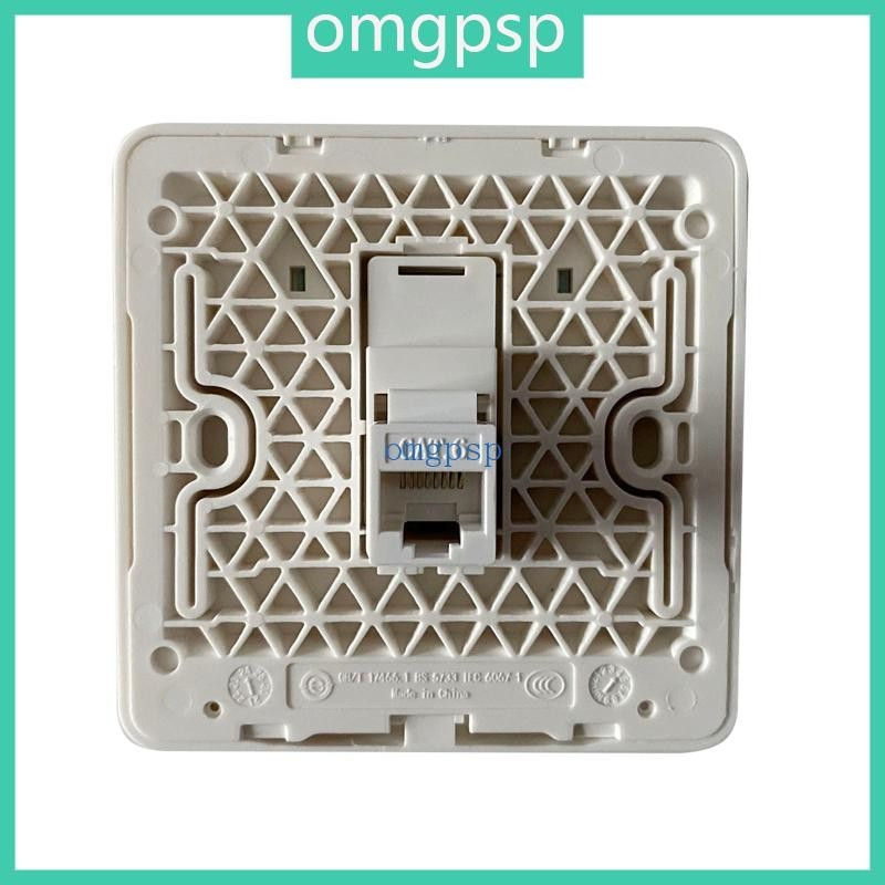 Omg Female CAT6 RJ45 LAN Wall Plug ปลั๊กตรงอินเทอร์เน็ต Gigabit 1-Port ...