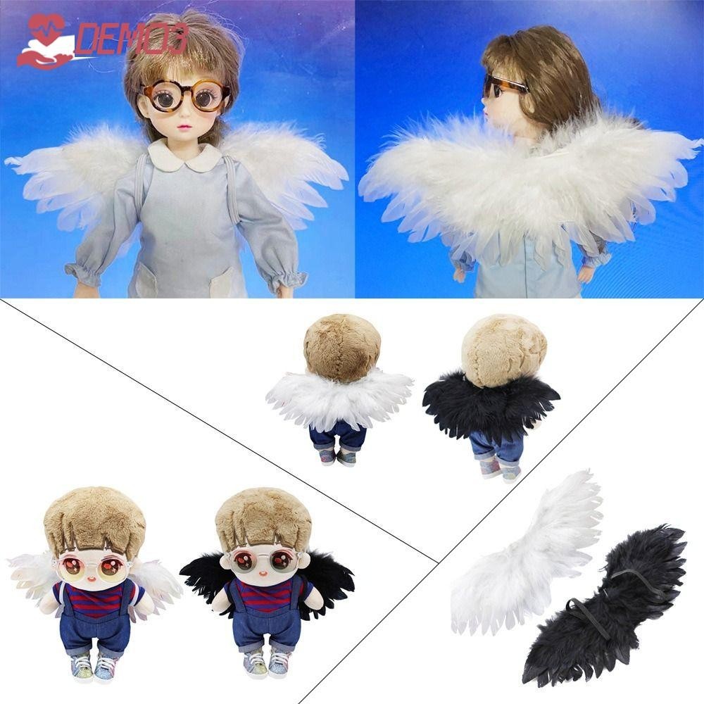[DEMO3] Plush Labubu Doll Wing, DIY Plush Labubu Angel Wing, Mini White ...