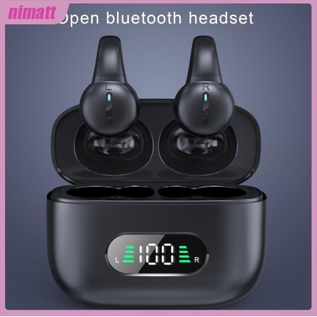 Ni S30 Tws ชุดหูฟังบลูทูธไร้สาย Non-in-ear อายุการใช้งานแบตเตอรี่ยาวนาน Air Conduction หูฟังกีฬา ...