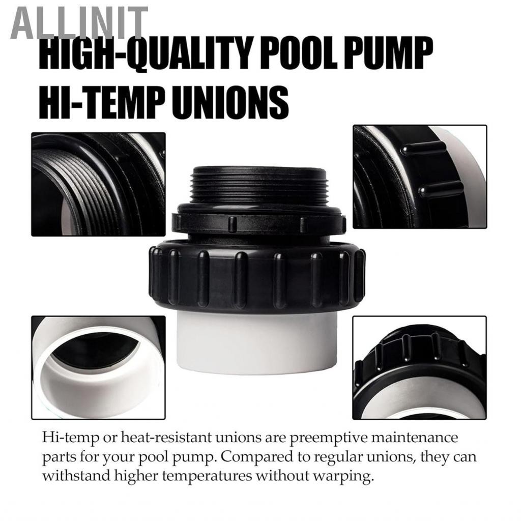 Allinit 2PCS Hi Temp Union 21063 200 000 2 นิ้ว MIP X PVC สระสูง ...