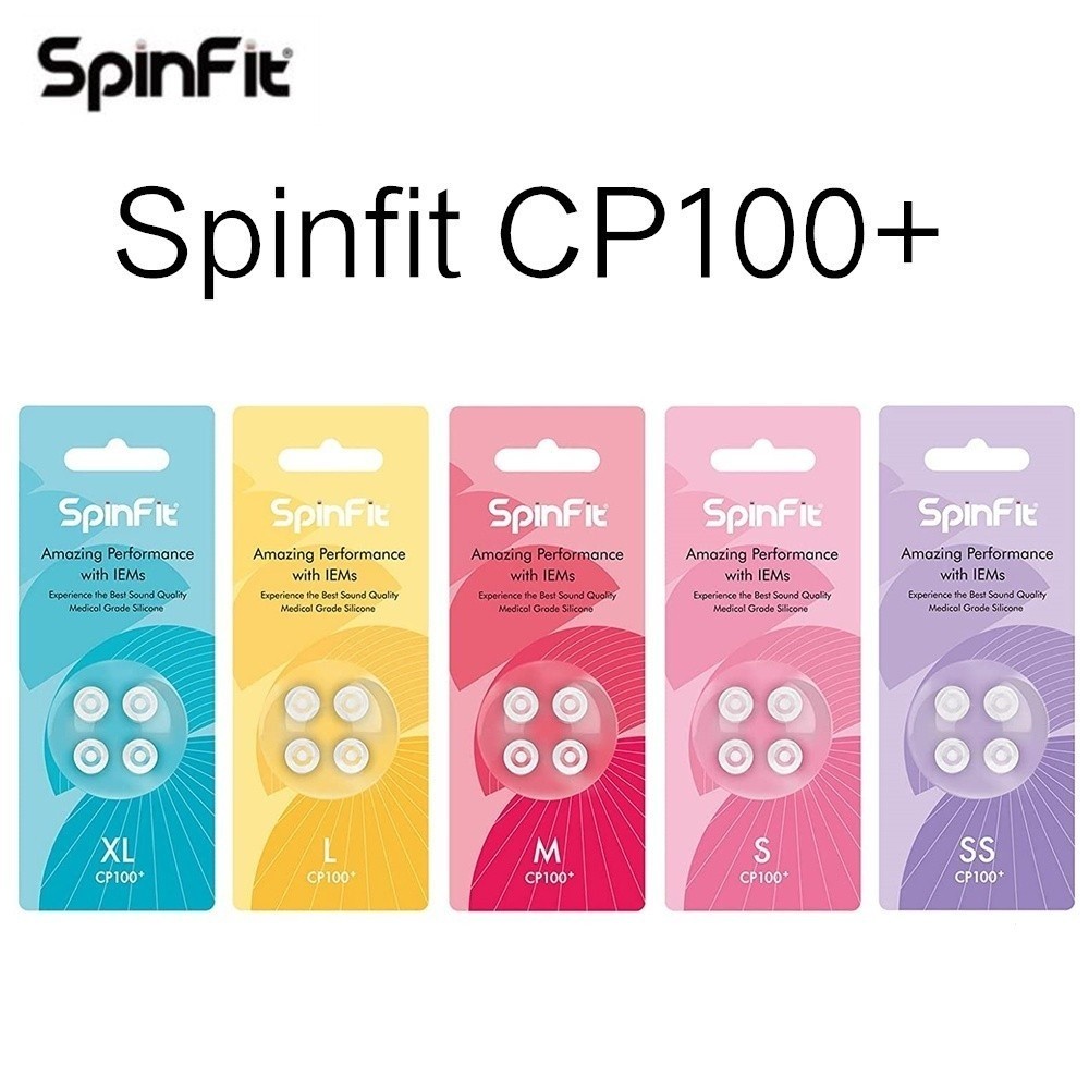 ☎ Spinfit CP100+ สําหรับ IEM CP100 Plus ซิลิโคนที่จดสิทธิบัตร Eartips ...